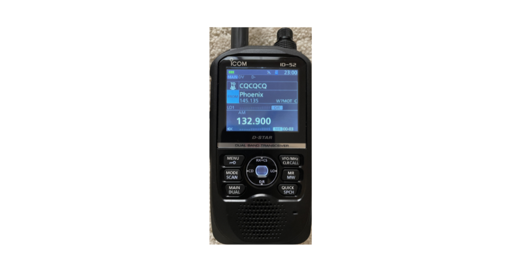 ICOM ID-52 Handheld VHF/UHF D-STAR - Ham Shack Reviews