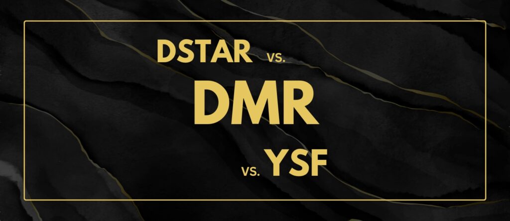 Digital Voice Modes: D-STAR vs. DMR vs. YSF - Ham Shack Reviews