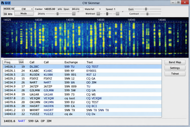 Using The Reverse Beacon Network-RBN for DX Spotting