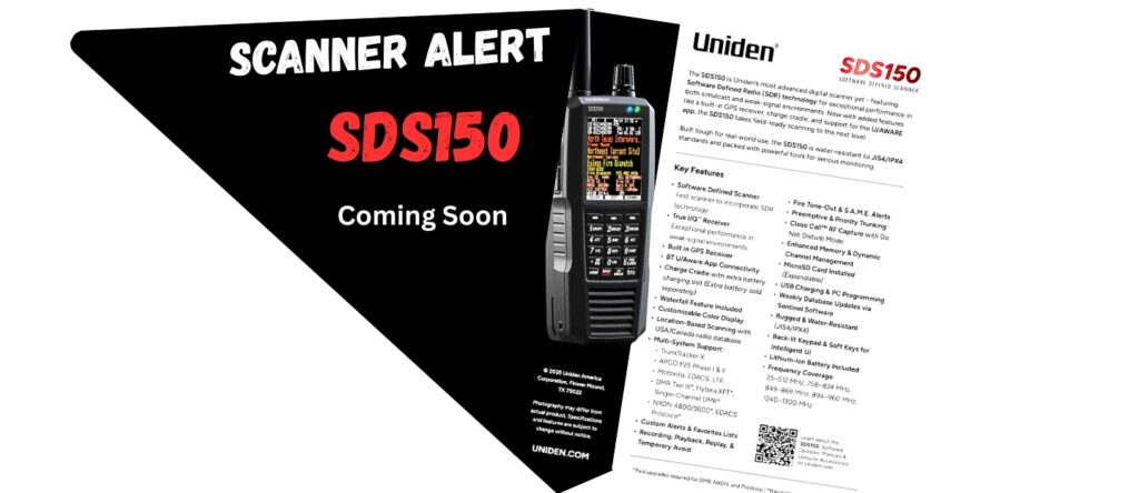 Uniden SDS150: A Modern Digital Trunking Scanner